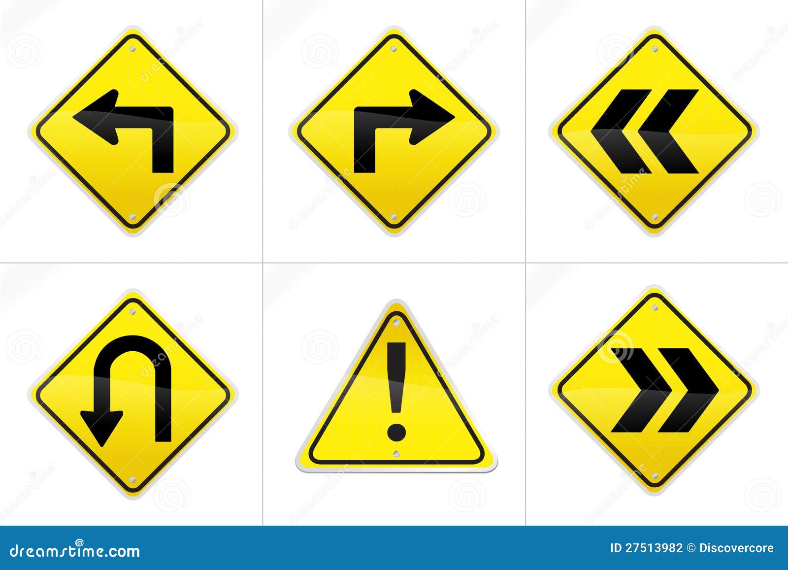 Hyper Realistic Vector Road Signs 2 | CartoonDealer.com #27513982