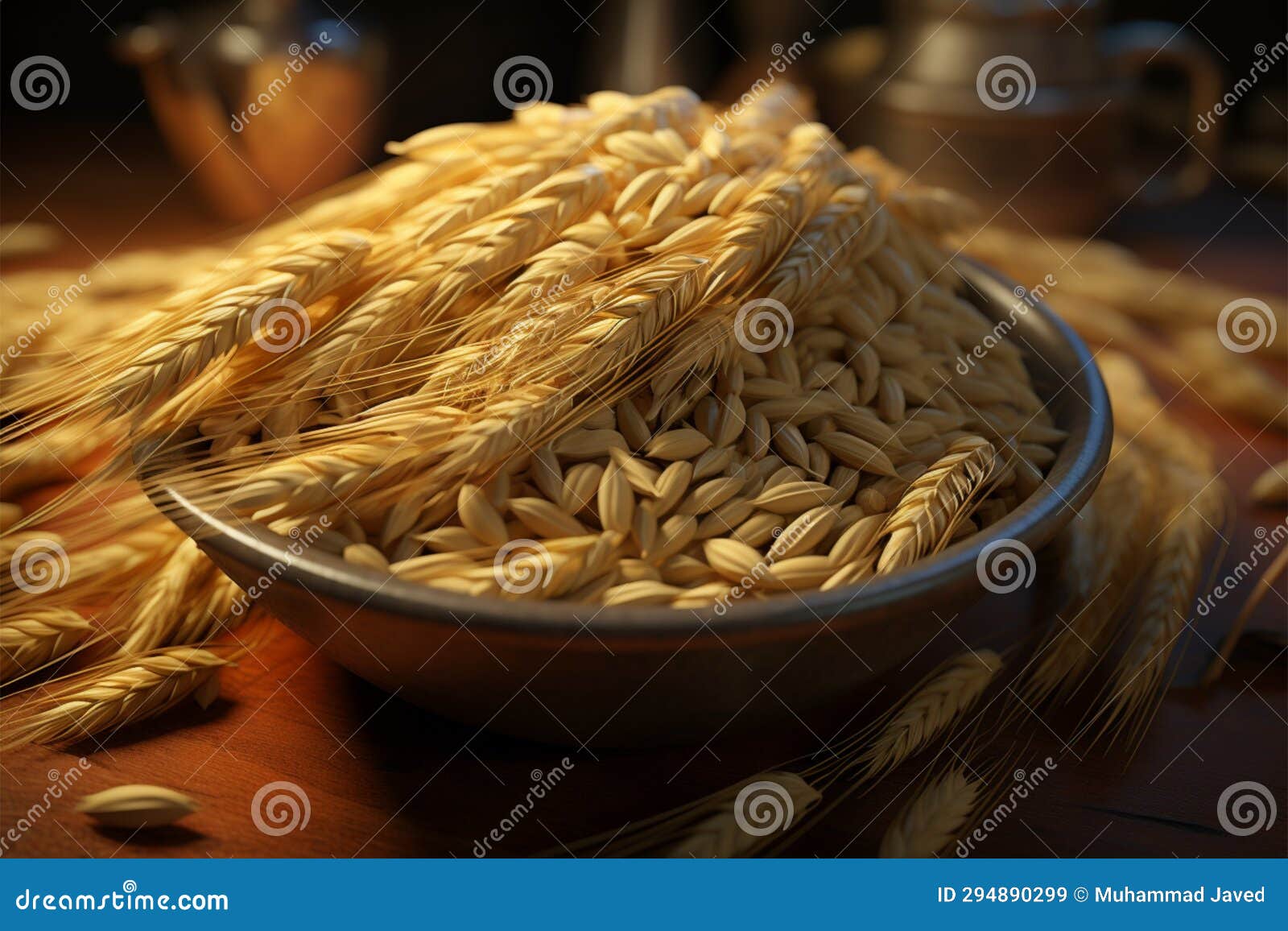 A Hyper Realistic View of Malted Barley that Appears almost Tangible ...