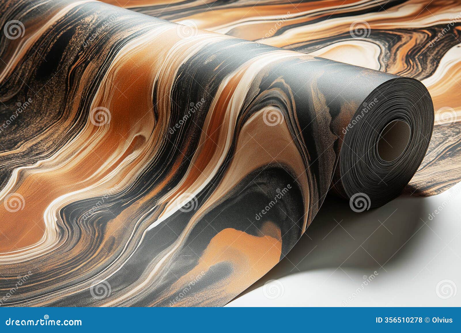 Soft Mocha Mousse Botanical Pattern Vector Illustration | CartoonDealer ...