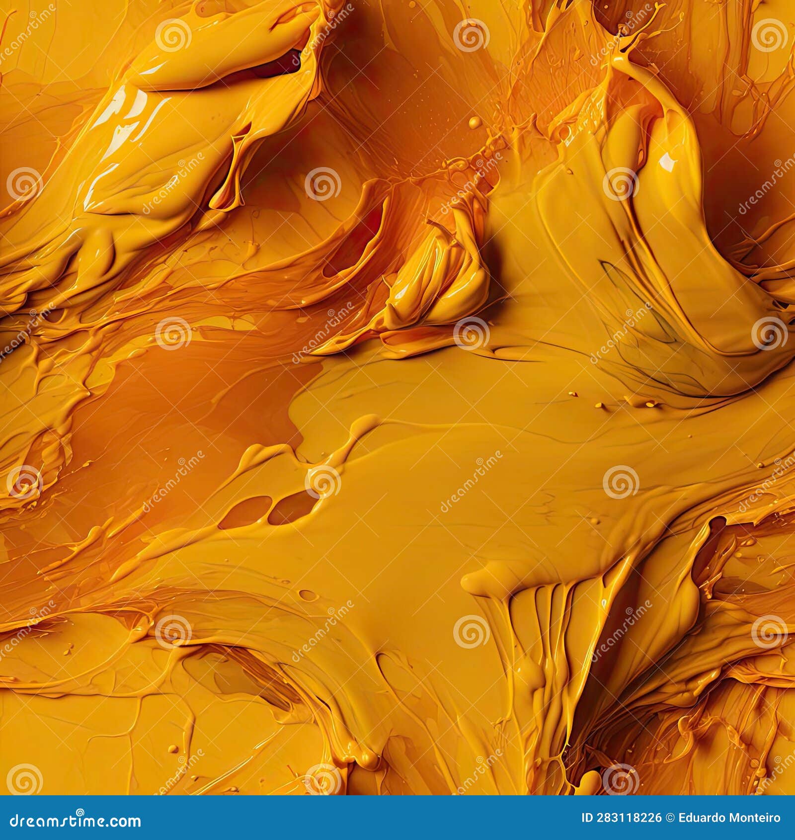 Hyper-realistic Yellow Paint with Multilayered Texture (tiled) Stock ...