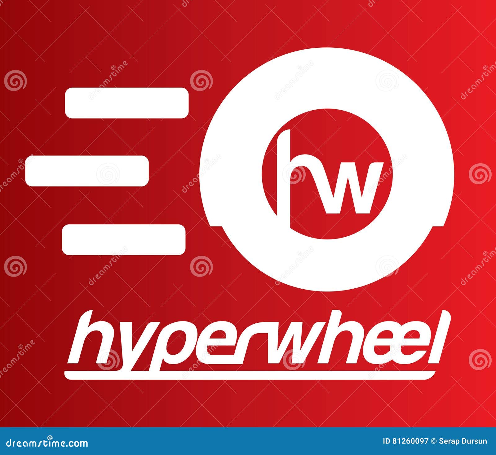 Hyper Wheel Logo Design Vector Illustration | CartoonDealer.com #81260268