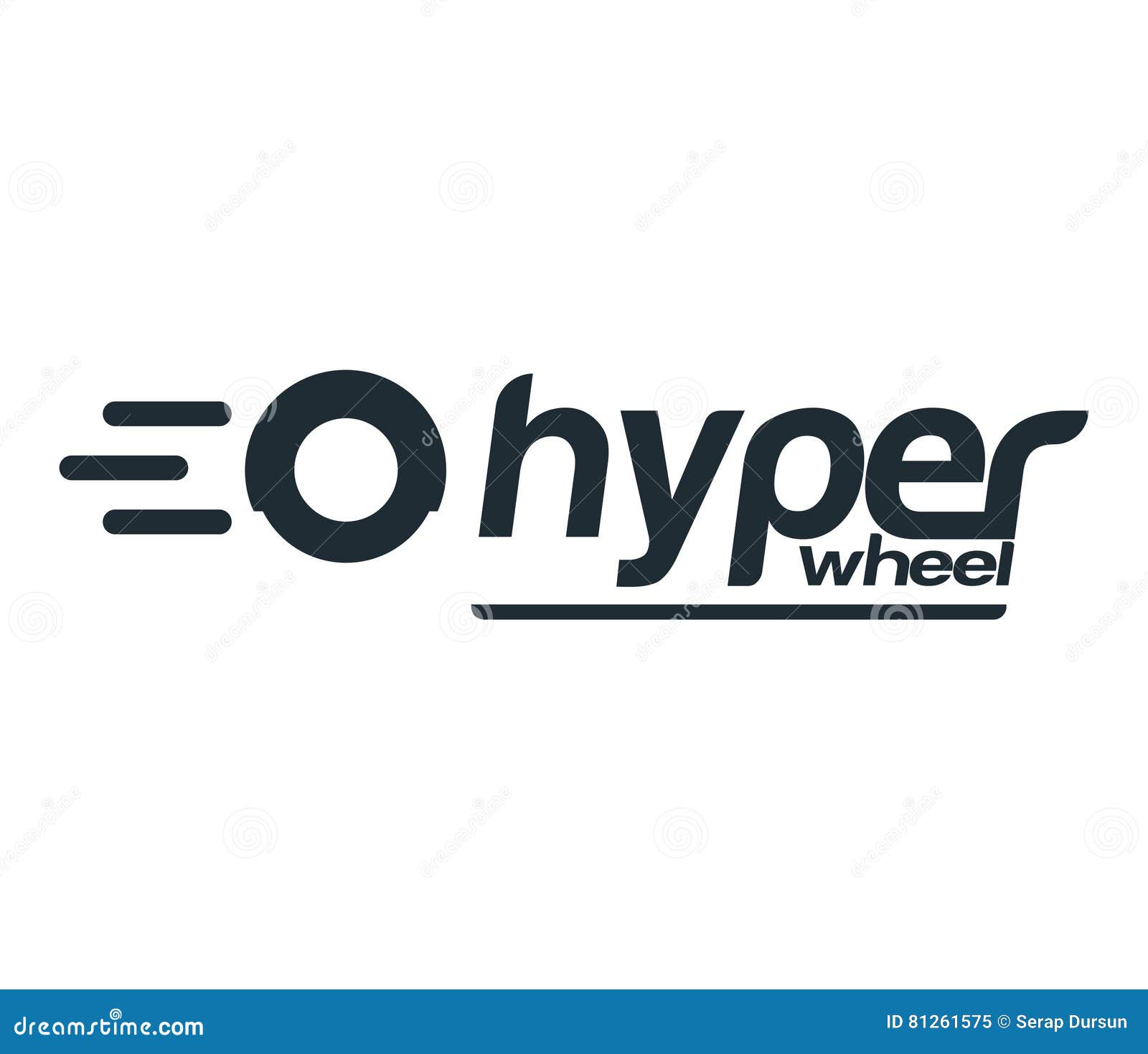 Hyper Wheel Logo Design Vector Illustration | CartoonDealer.com #81260268