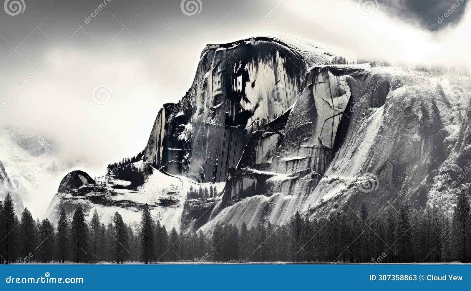 Hyper Zoomed in Perspective of Mountain Stock Illustration ...