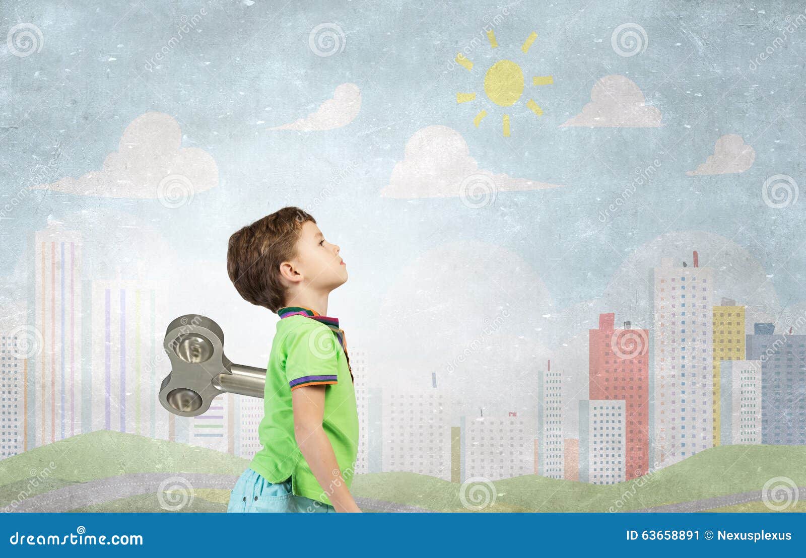 Hyperactive happy child stock image. Image of happy, child - 63658891