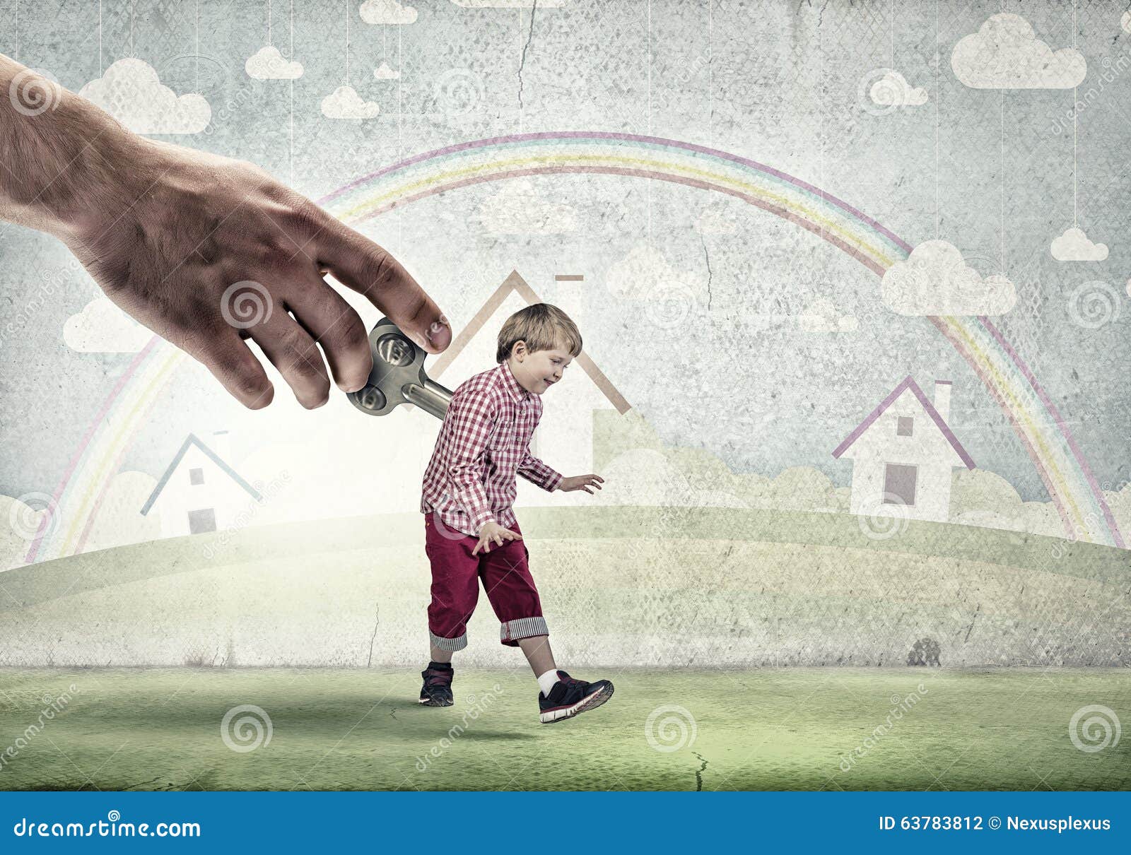 Hyperactive happy child stock photo. Image of kindergarten - 63783812