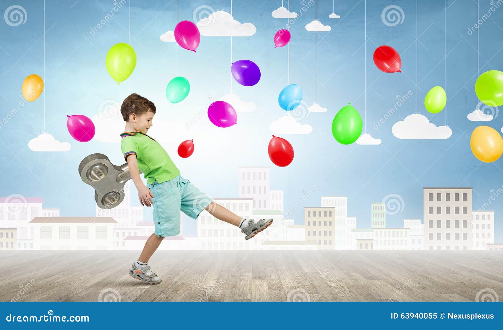 Hyperactive happy child stock image. Image of energetic - 63940055