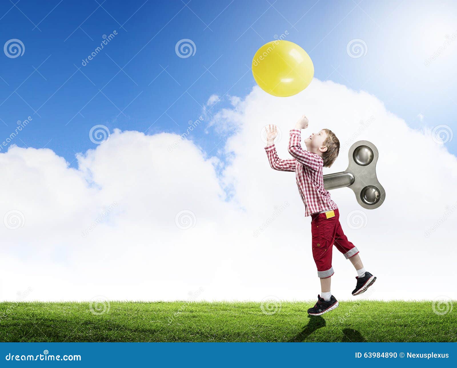 Hyperactive happy child stock photo. Image of concept - 63984890