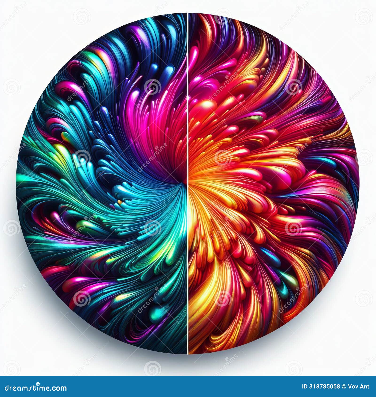 76 77. Hypercolor Effect_ a Vivid, Iridescent Color Transformat Stock ...