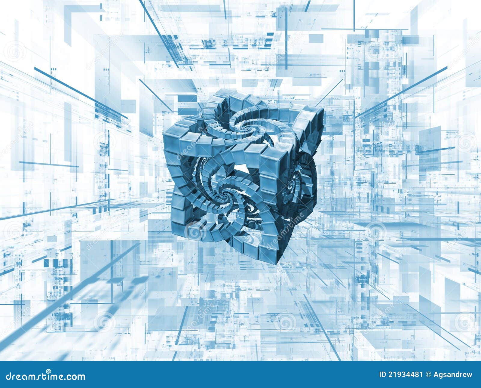 Hypercube Stock Image - Image: 21934481