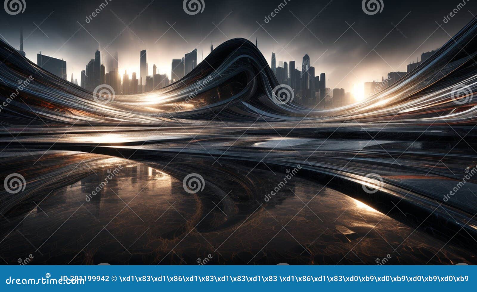 Hyperdetailed Cycles in Abstract Realism: a Visual Odyssey Stock Photo ...