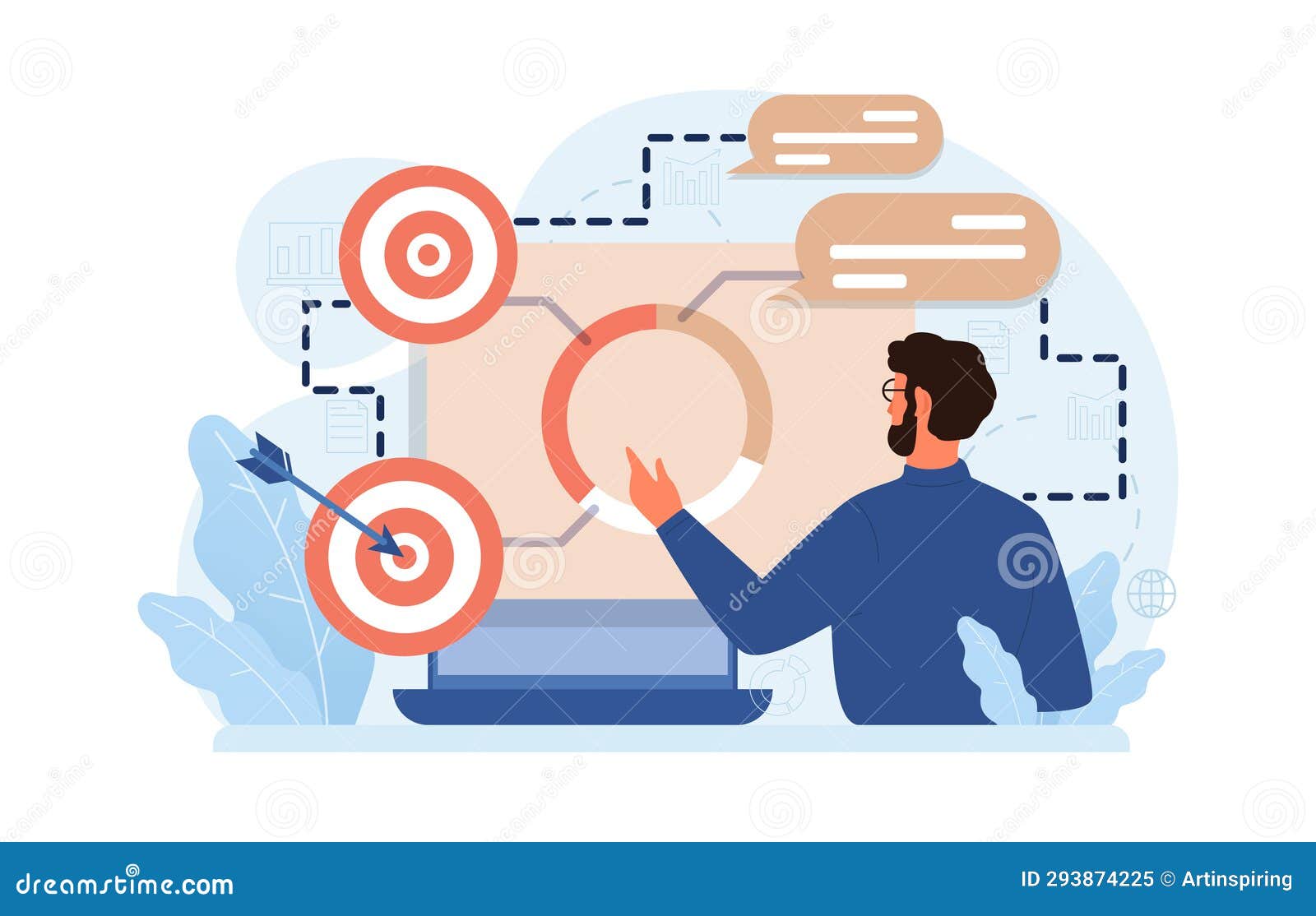 Hyperfocus. Focus and Concentration Skill Stock Vector - Illustration ...