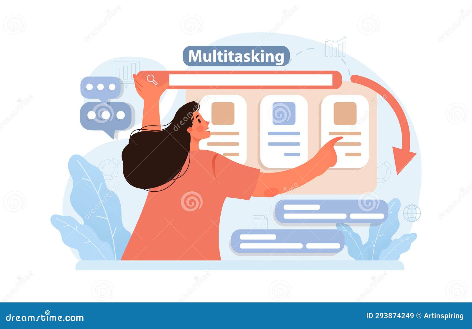 Hyperfocus. Focus and Concentration Skill Stock Vector - Illustration ...