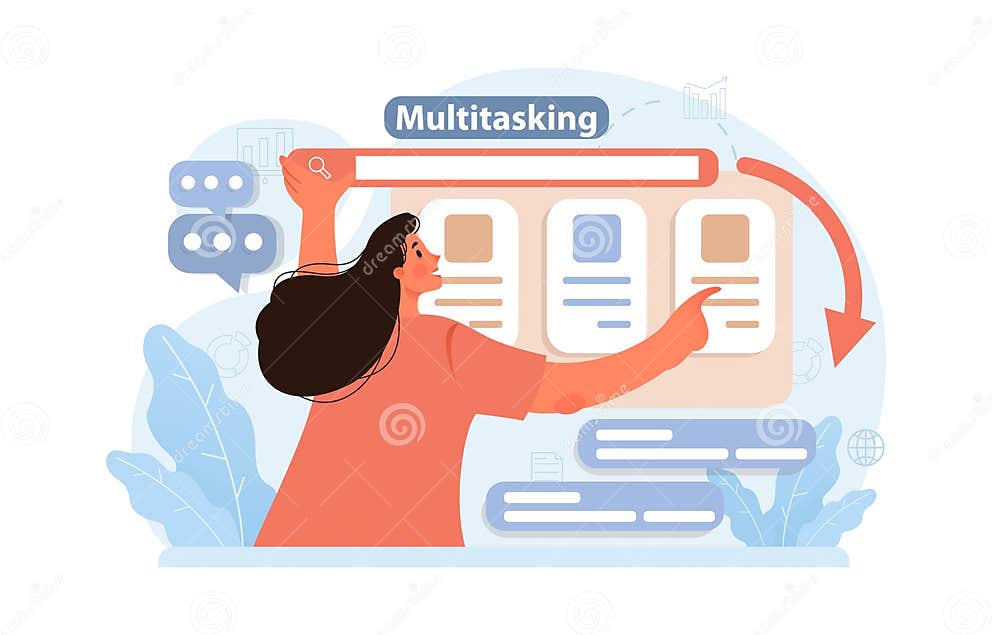 Hyperfocus. Focus and Concentration Skill Stock Vector - Illustration ...