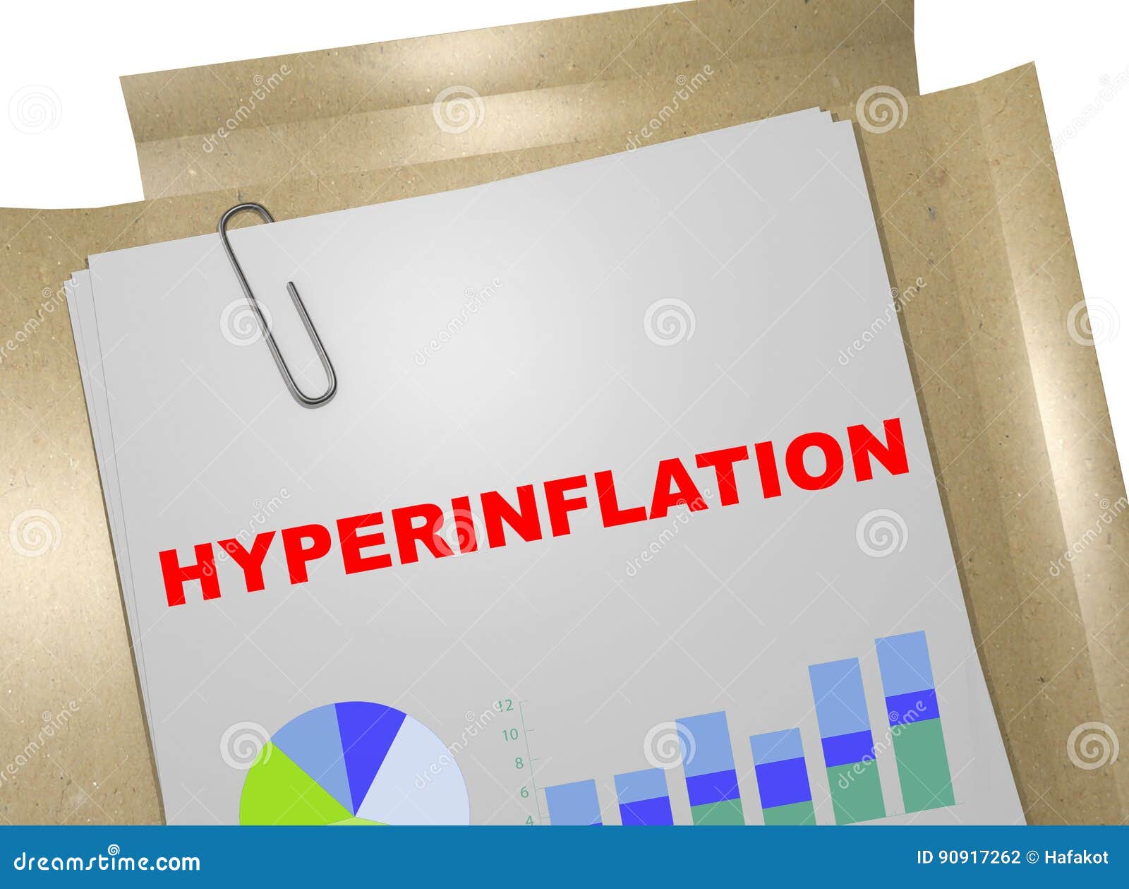 Hyperinflation - Financial Concept Stock Illustration - Illustration of ...