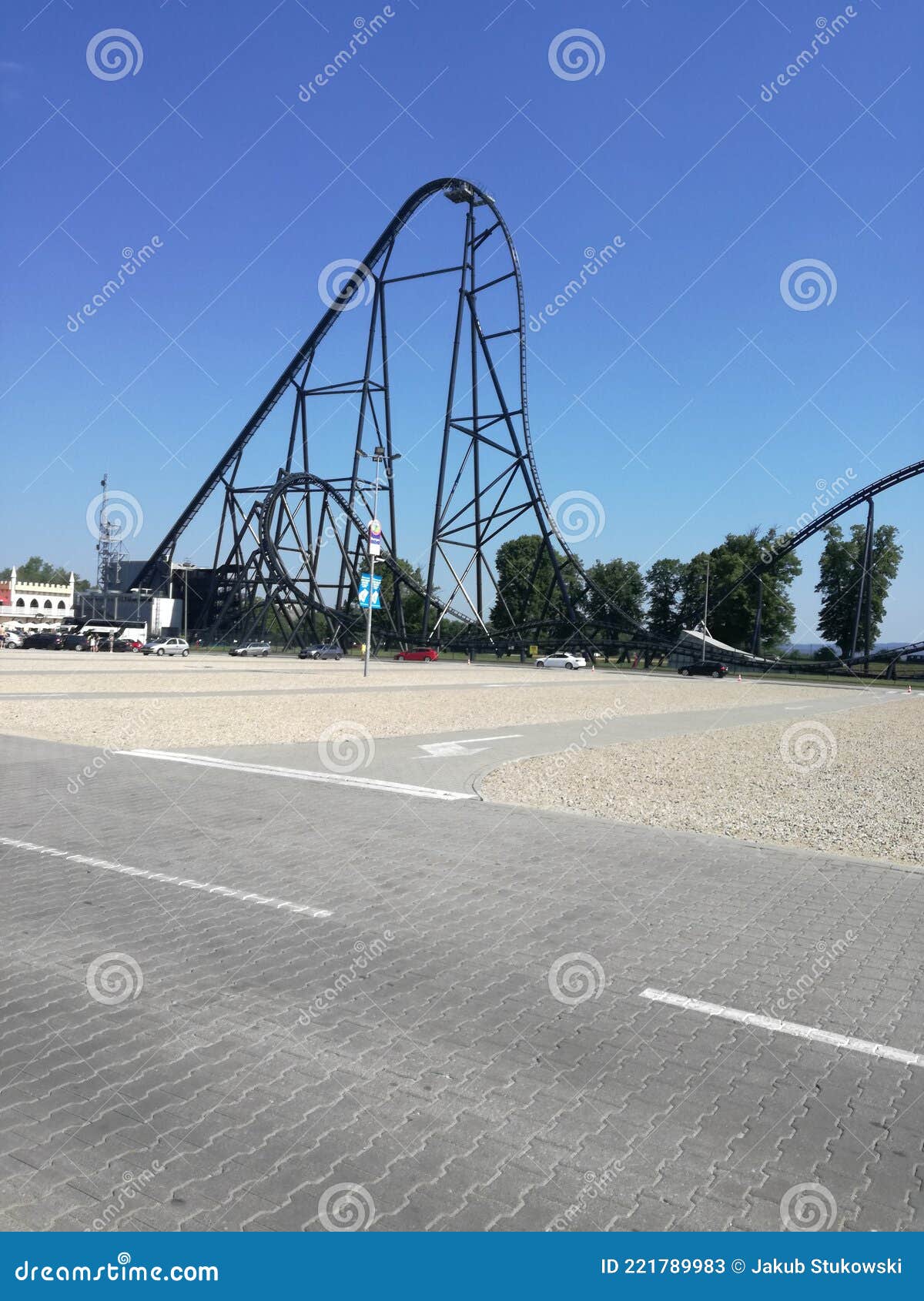Hyperion Mega Roller Coaster Energyland Poland Editorial Stock Photo ...