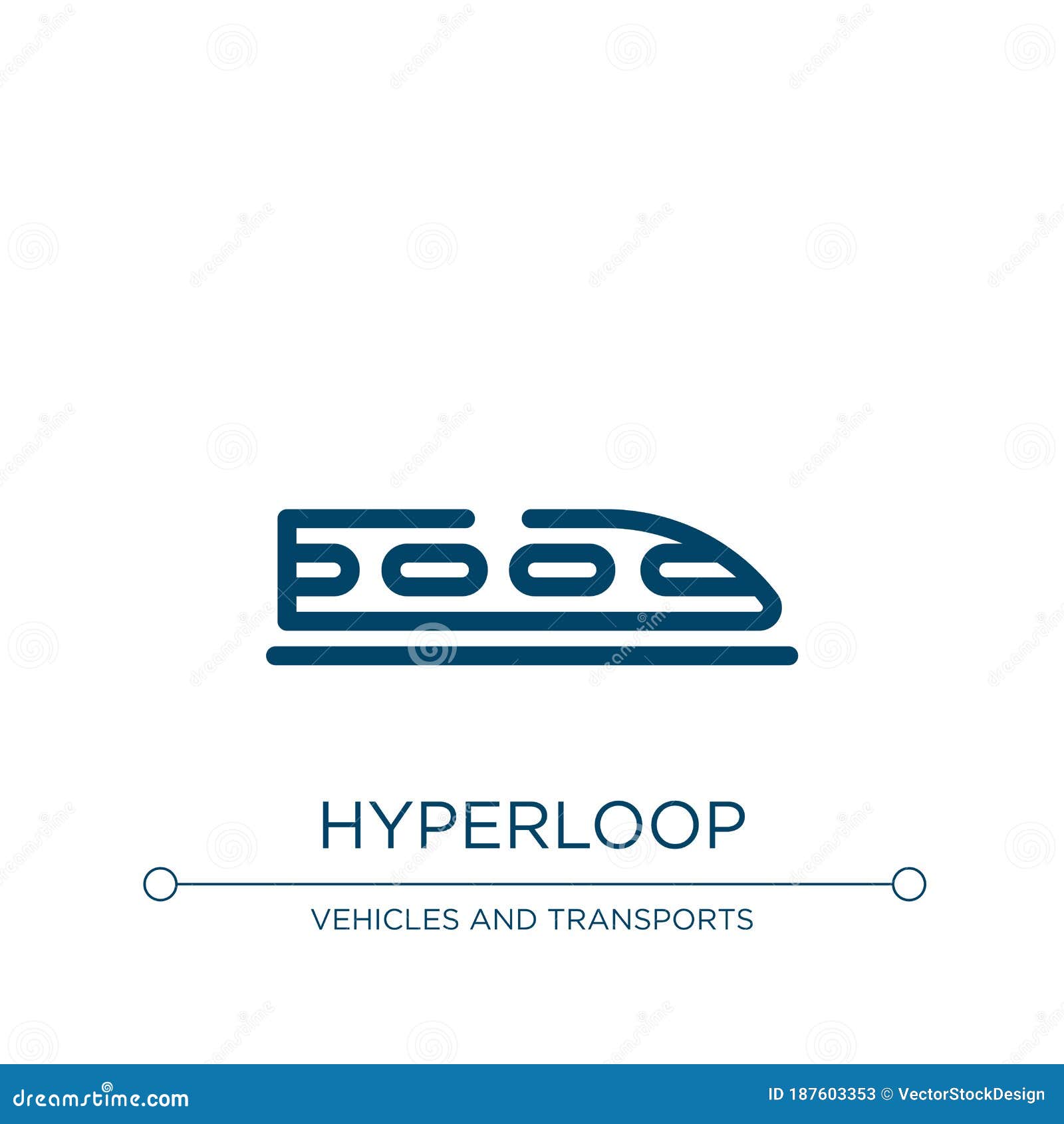 Hyperloop Icon. Trendy Hyperloop Logo Concept On White Background From ...