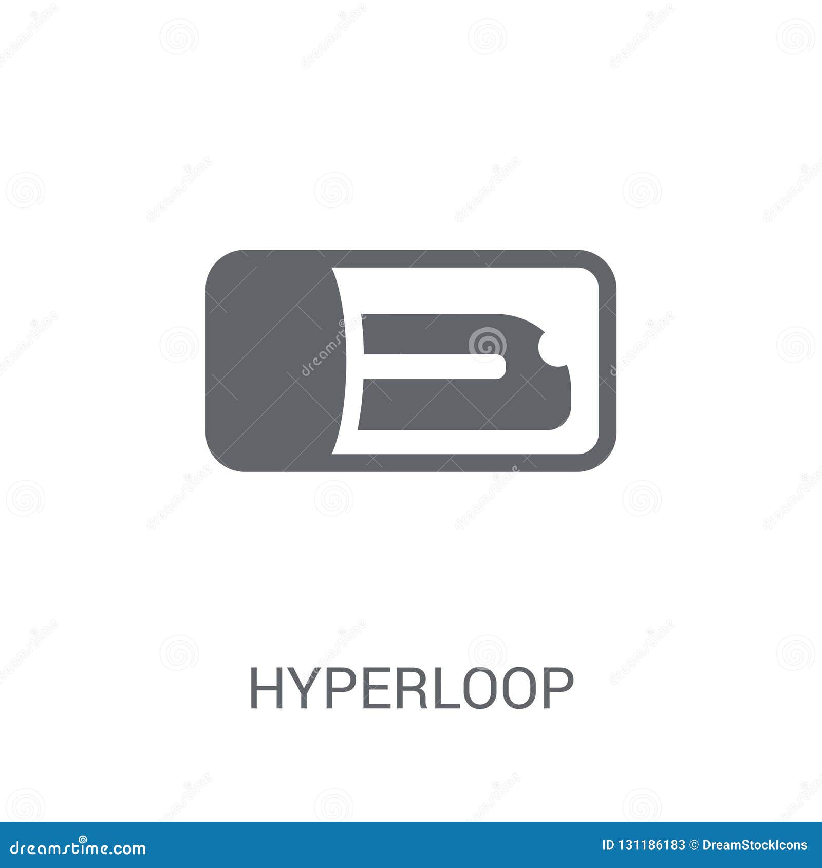 Hyperloop Icon. Trendy Hyperloop Logo Concept On White Background From ...