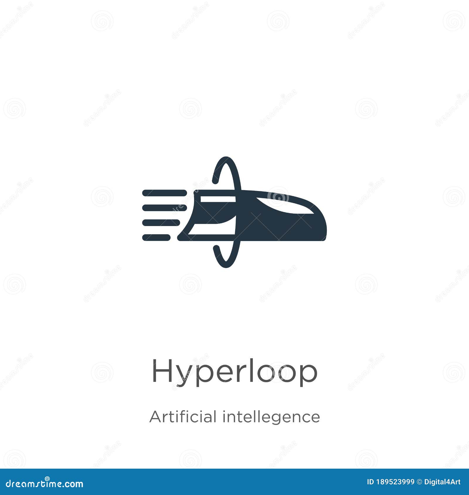 Hyperloop Icon. Trendy Hyperloop Logo Concept On White Background From ...