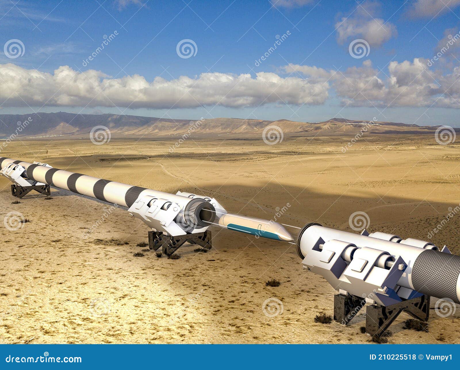 Hyperloop. New Speed Train. Futuristic Technology for High-speed ...