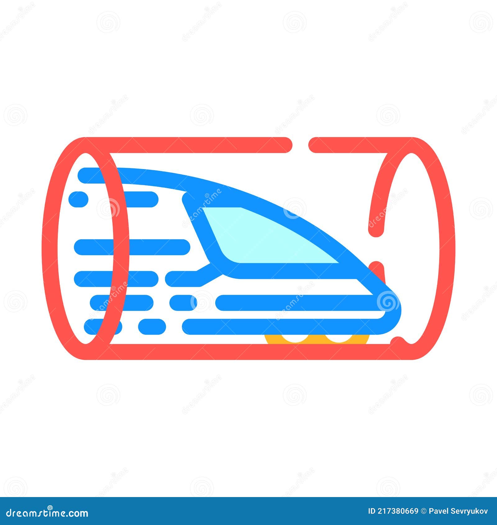 Hyperloop Icon. Trendy Flat Vector Hyperloop Icon On White Backg | CartoonDealer.com #130322644