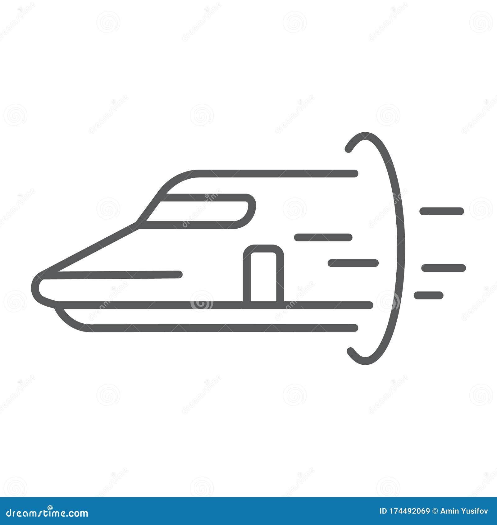 Hyperloop Future Public Transport Royalty-Free Cartoon | CartoonDealer ...