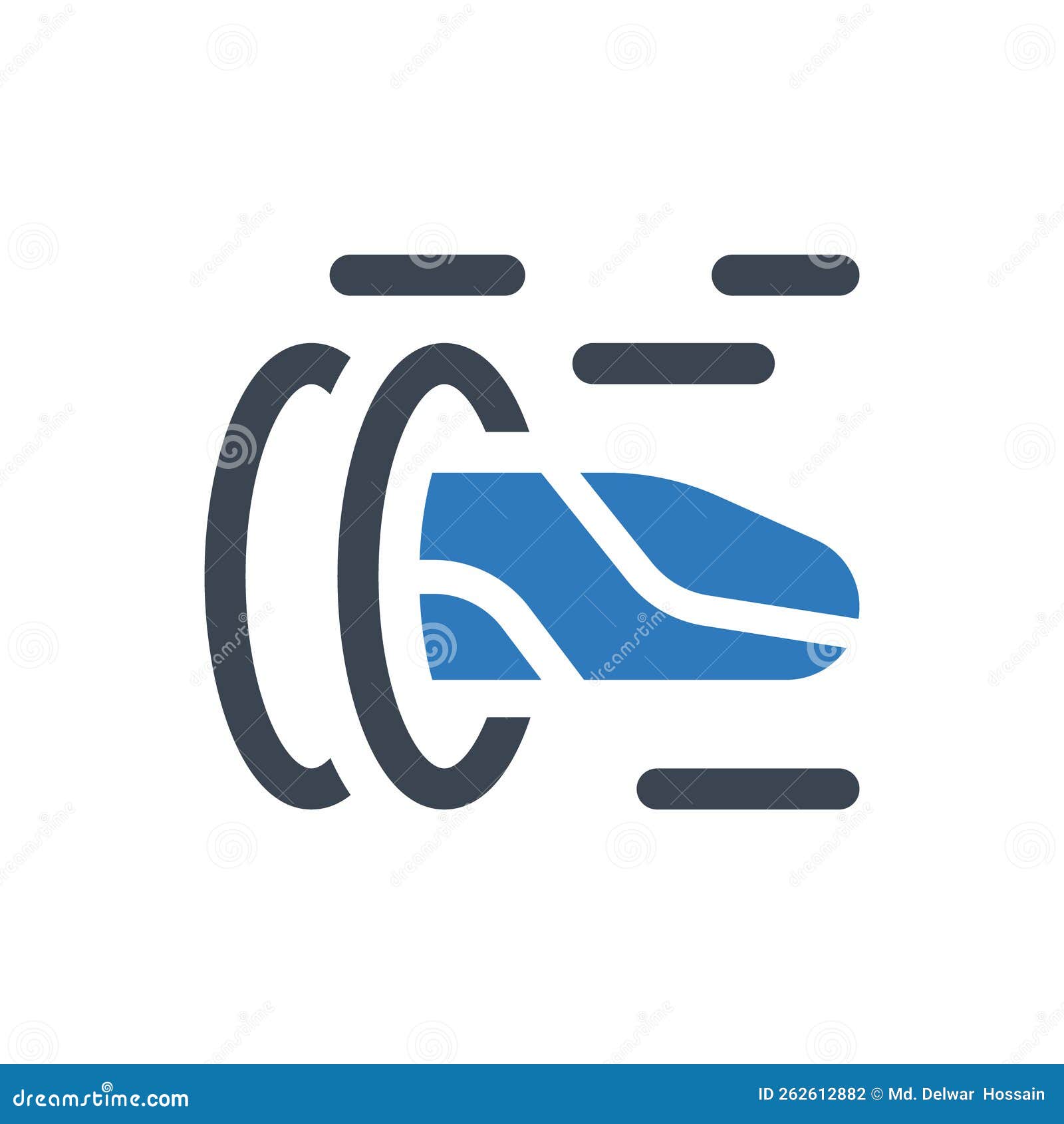 Hyperloop Icon. Trendy Flat Vector Hyperloop Icon On White Backg | CartoonDealer.com #130322644