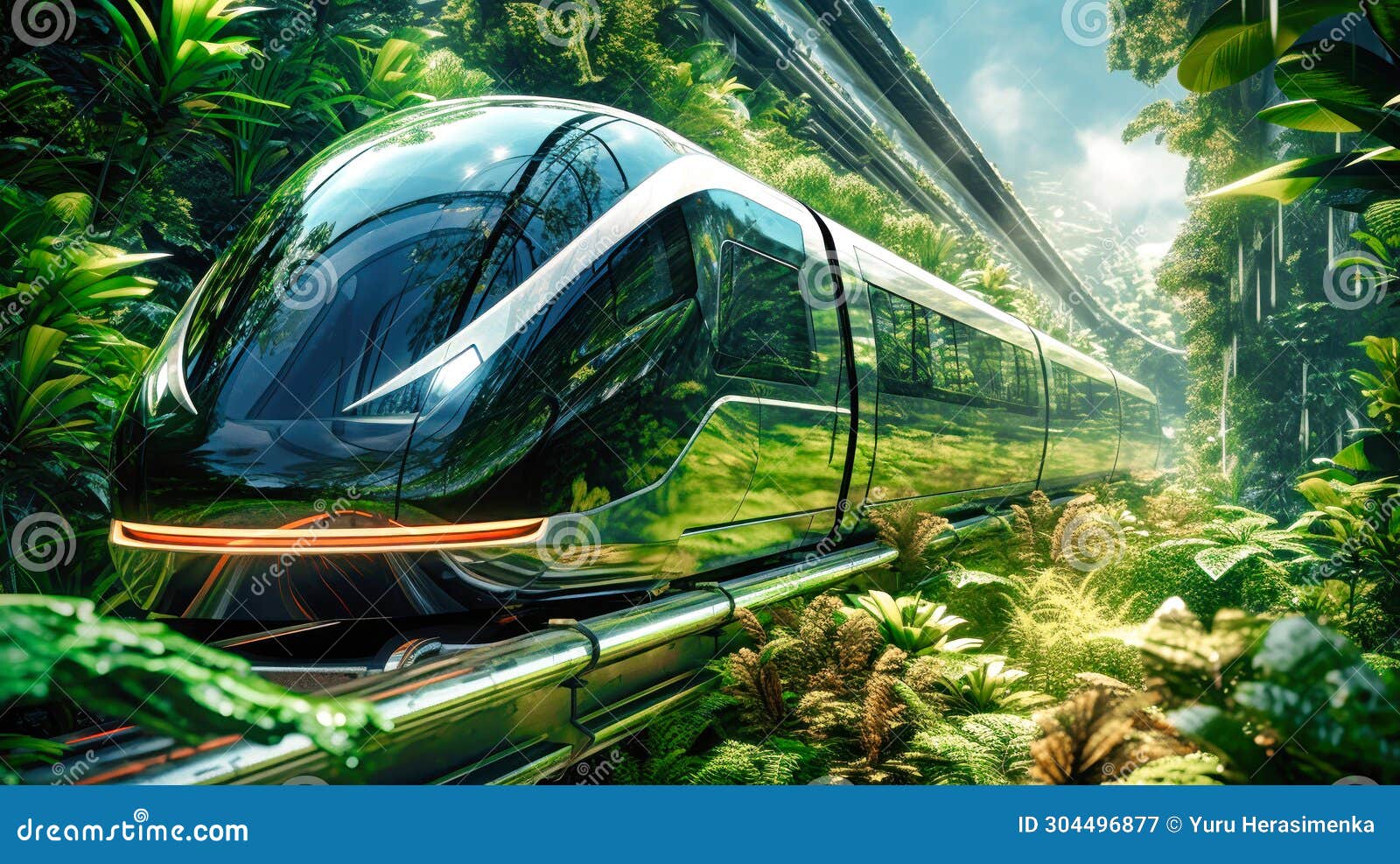 Hyperloop Train, Magnetic Levitation Train Background, Fastest Train Of ...