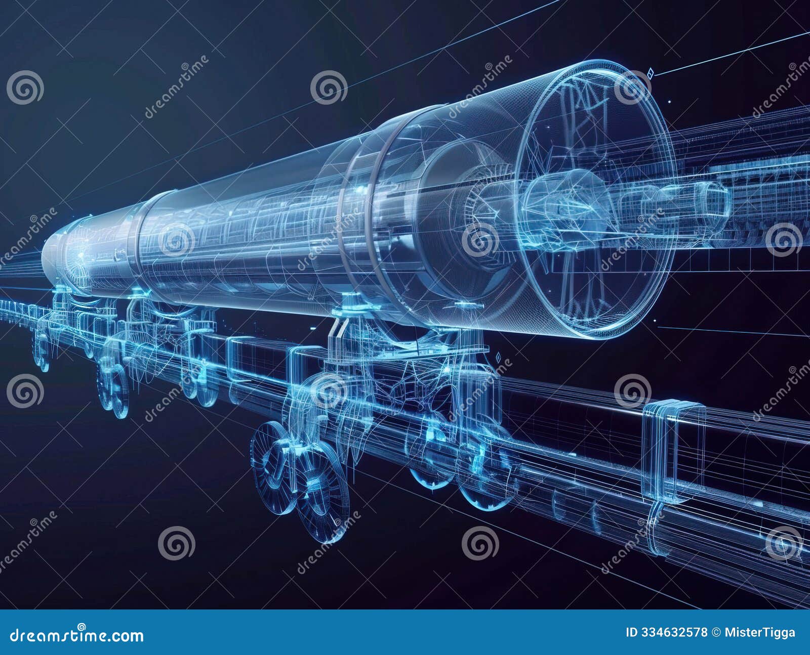 Hyperloop Visualization with Augmented Reality Transparent Hyperloop in ...