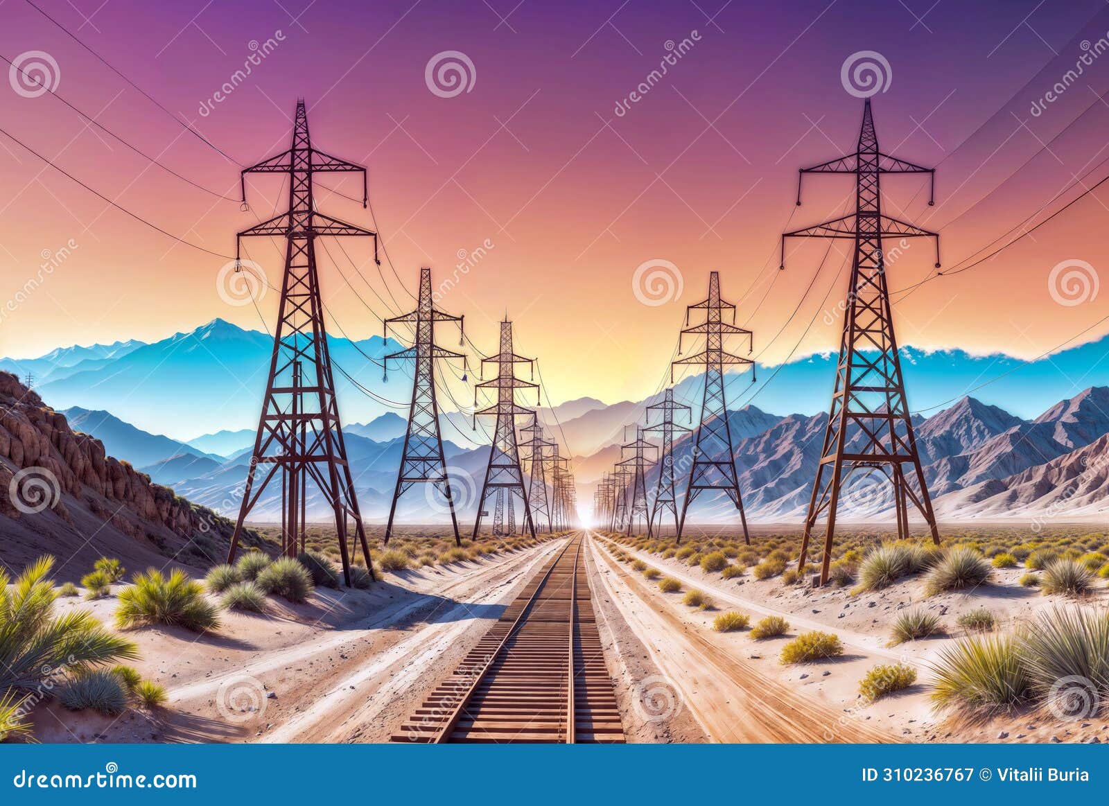 Hyperreal Tracks: a Detailed Landscape, Generative Ai Stock ...