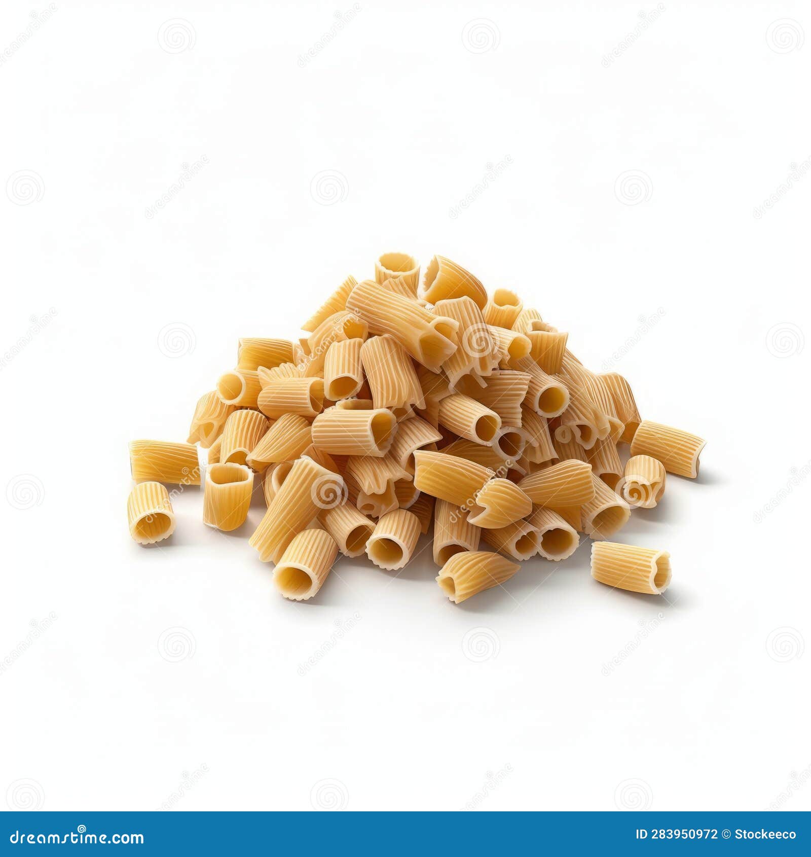 Hyperrealism Photography: Pile of Pasta on White Surface Stock ...