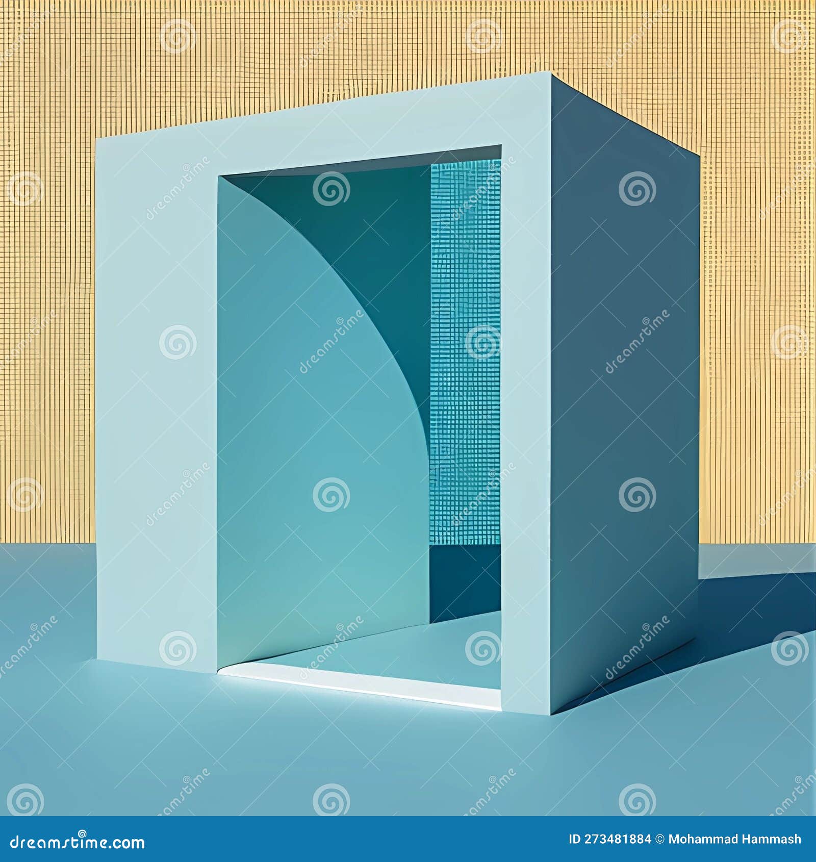 Hyperrealistic 3D Backdrop, Made with Generative AI Stock Illustration ...