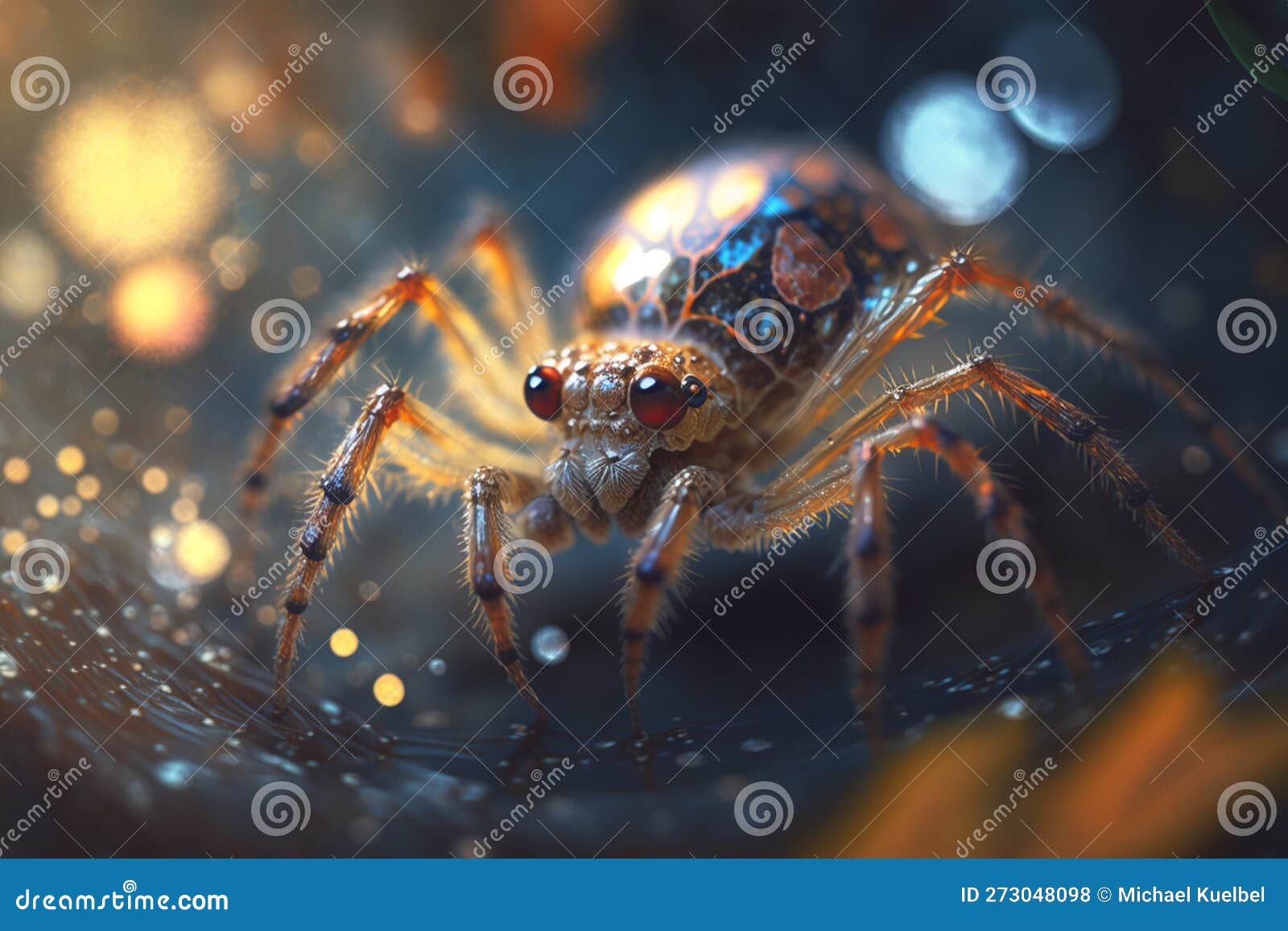 Hyperrealistic Illustration of an Insect Resembling a Redback Spider ...