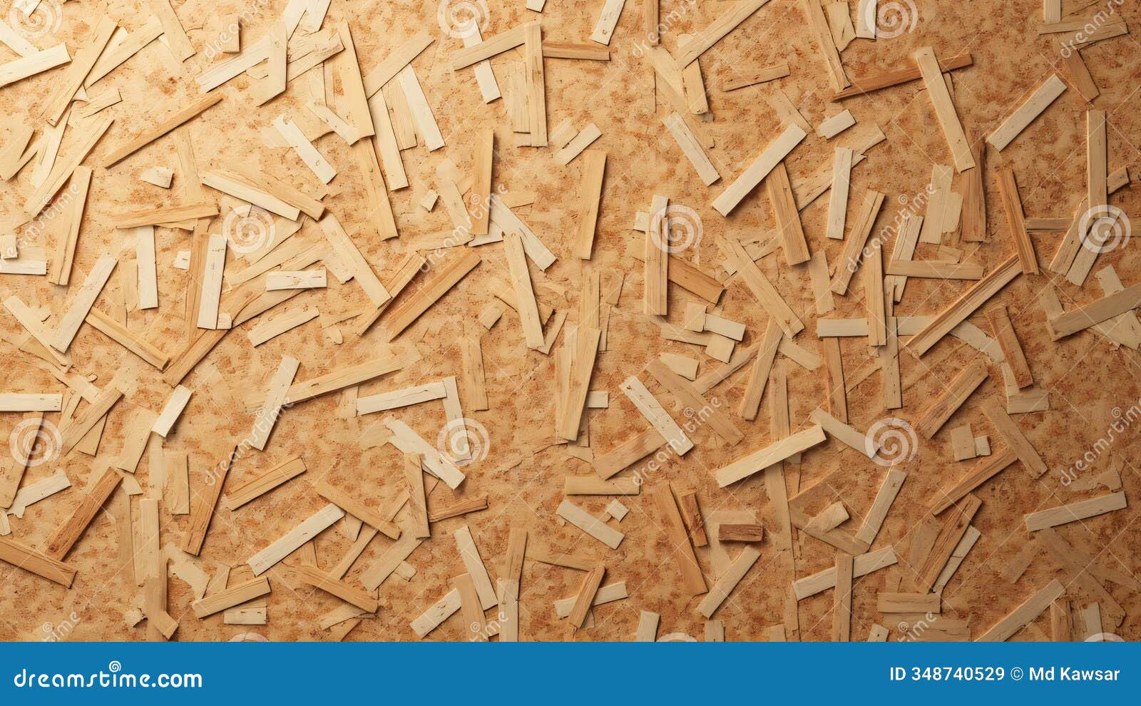 Hyperrealistic OSB Board Texture, Detailed Top View Flat Lay of ...