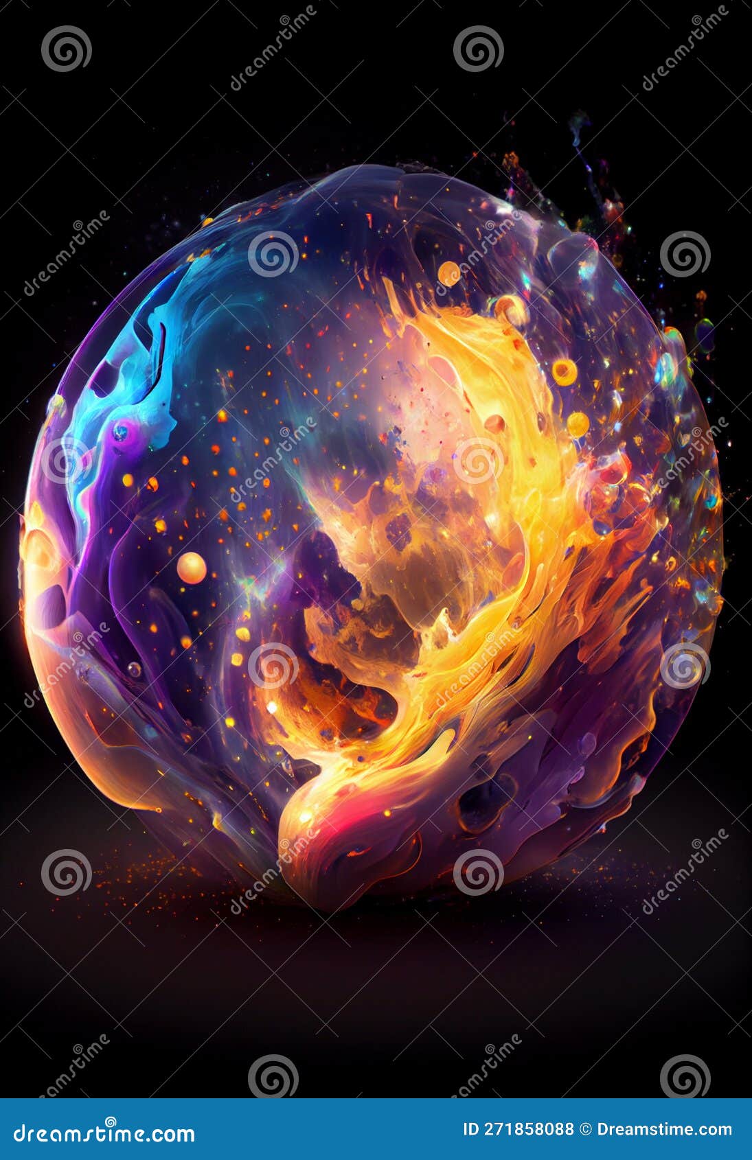 Hyperrealistic Supernova Explosion. AI Generated Stock Photo - Image of ...