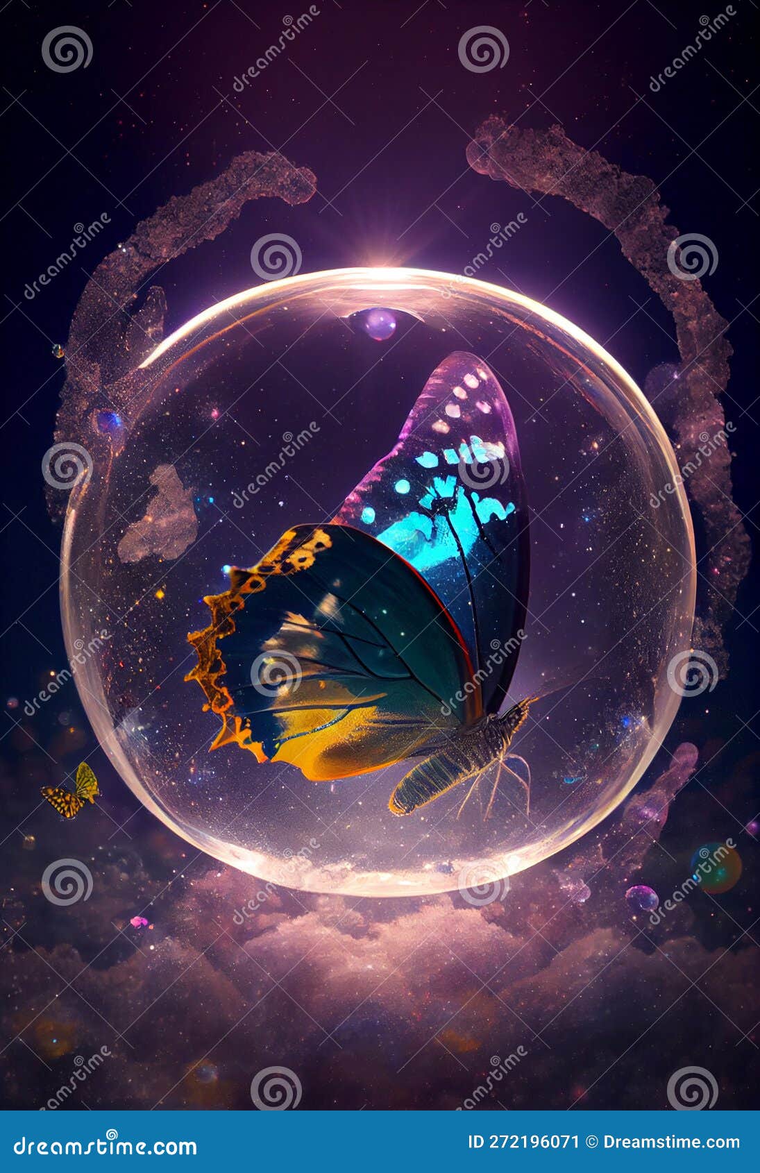 Hyperrealistic Supernova Explosion. AI Generated Stock Illustration ...