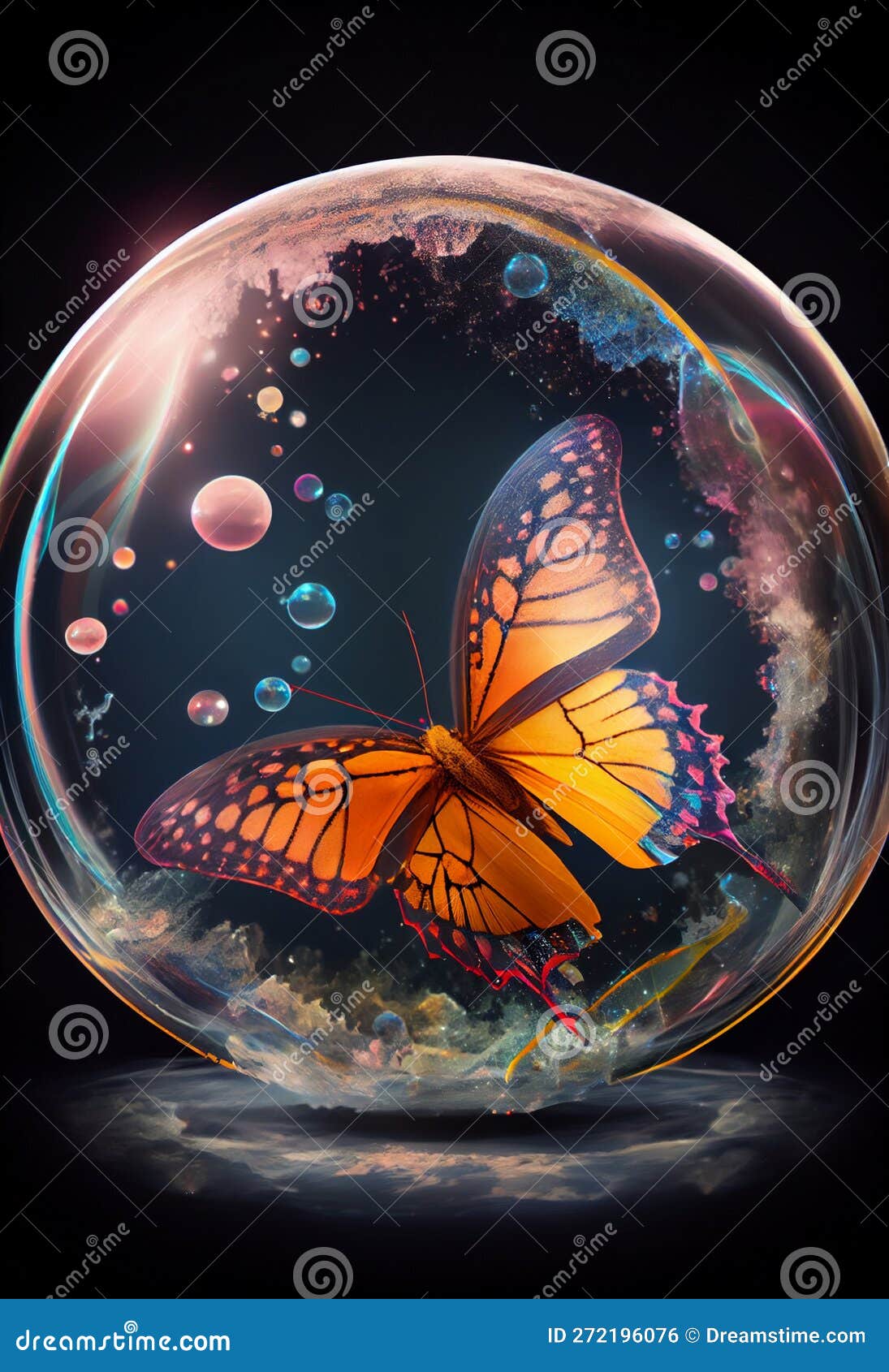 Hyperrealistic Supernova Explosion. AI Generated Stock Illustration ...