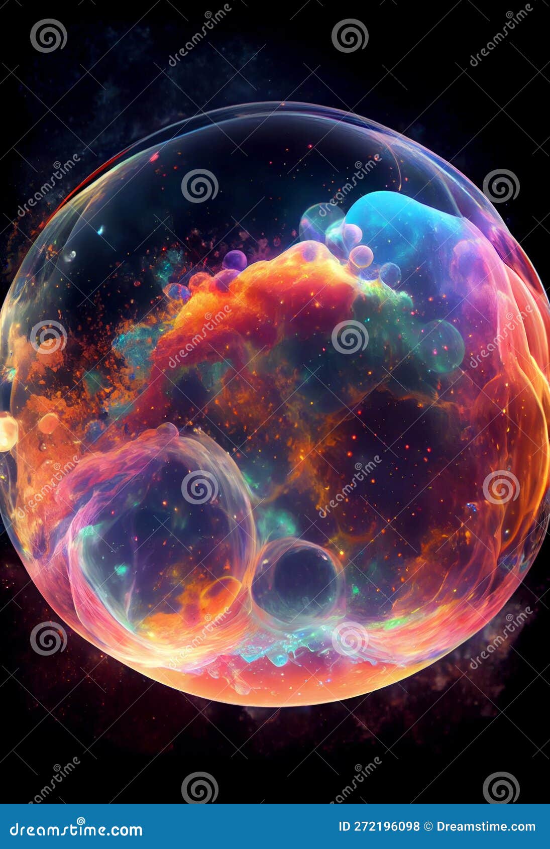 Hyperrealistic Supernova Explosion. AI Generated Stock Illustration ...