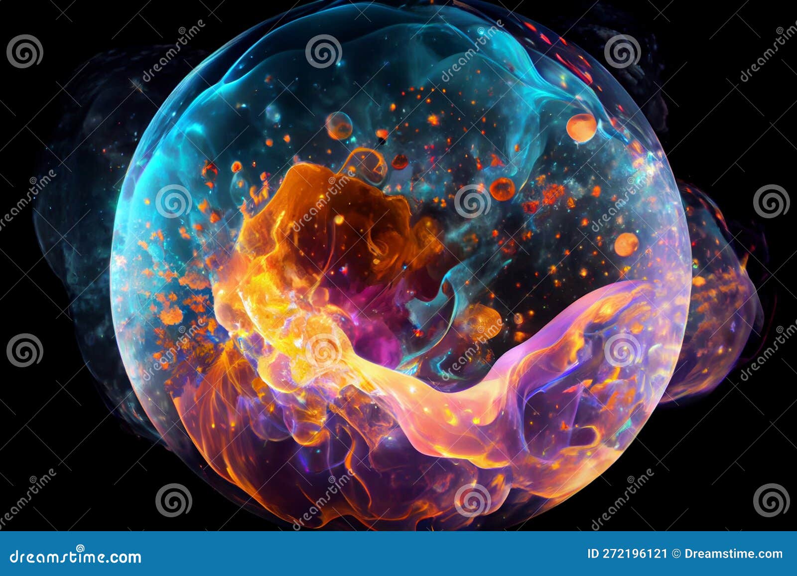 Hyperrealistic Supernova Explosion. AI Generated Stock Illustration ...