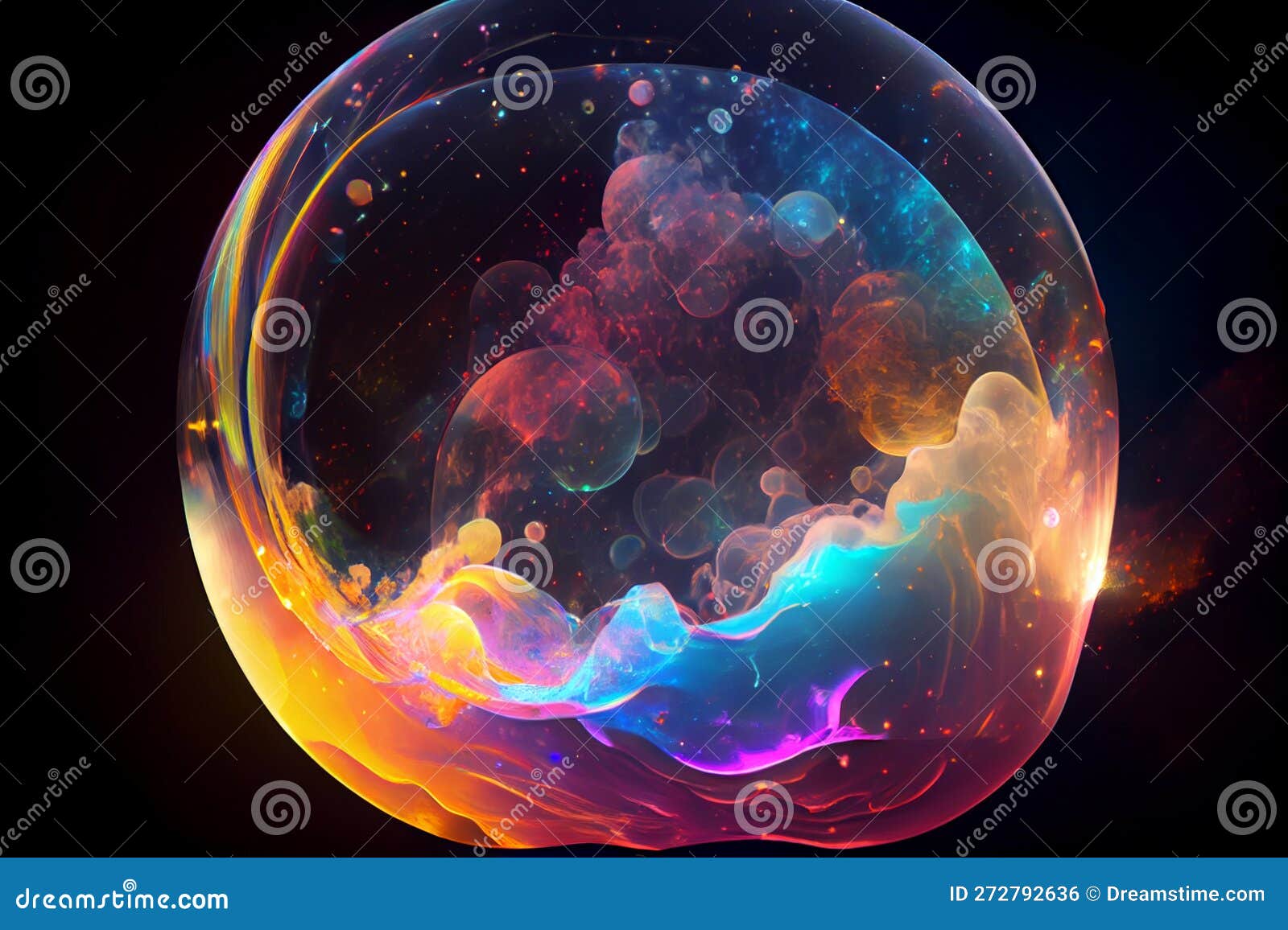Hyperrealistic Supernova Explosion. AI Generated Stock Illustration ...