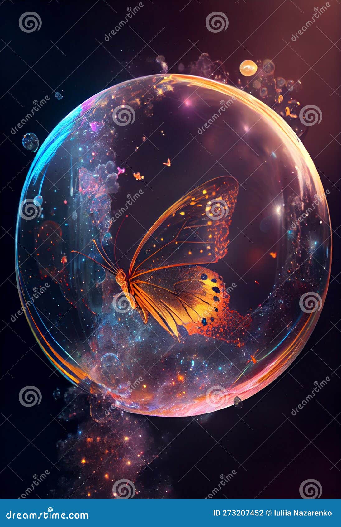 Hyperrealistic Supernova Explosion. AI Generated Stock Illustration ...