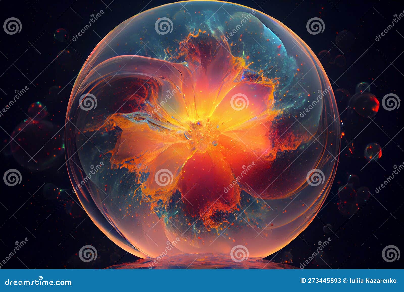 Hyperrealistic Supernova Explosion. AI Generated Stock Illustration ...