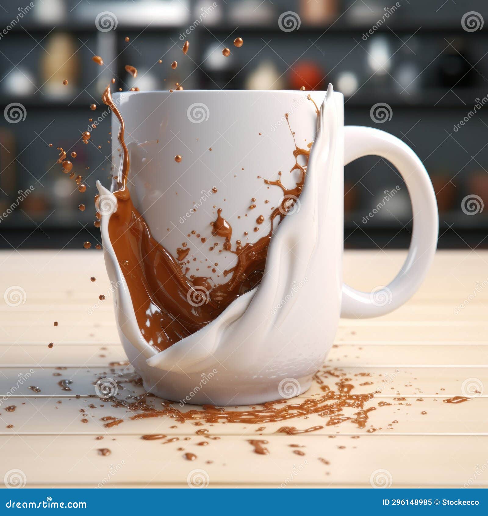 Hyperrealistic Zbrush Mug Design with Ceramic Precisionism Influence ...