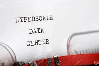 Hyperscale Data Center Concept Stock Photo - Image of center, internet ...
