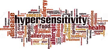 Hypersensitivity Word Cloud Stock Vector - Illustration of ...