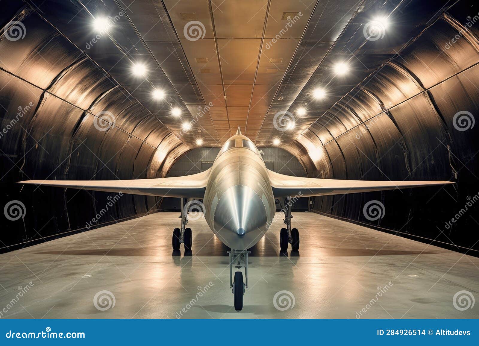 A Prototype Of A Hypersonic Drone In Flight, Testing At High Altitude ...