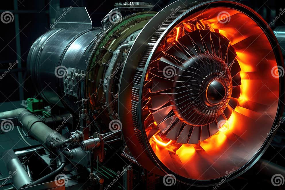 Hypersonic Jet Engine Close-up Stock Photo - Image of power, engine ...