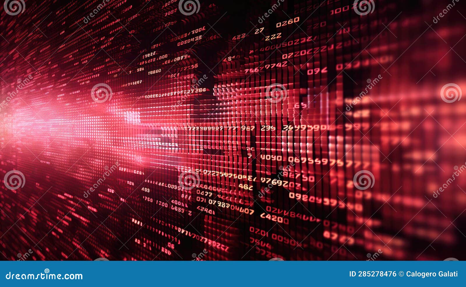 Red Matrix Wallpaper Stock Image | CartoonDealer.com #8738695