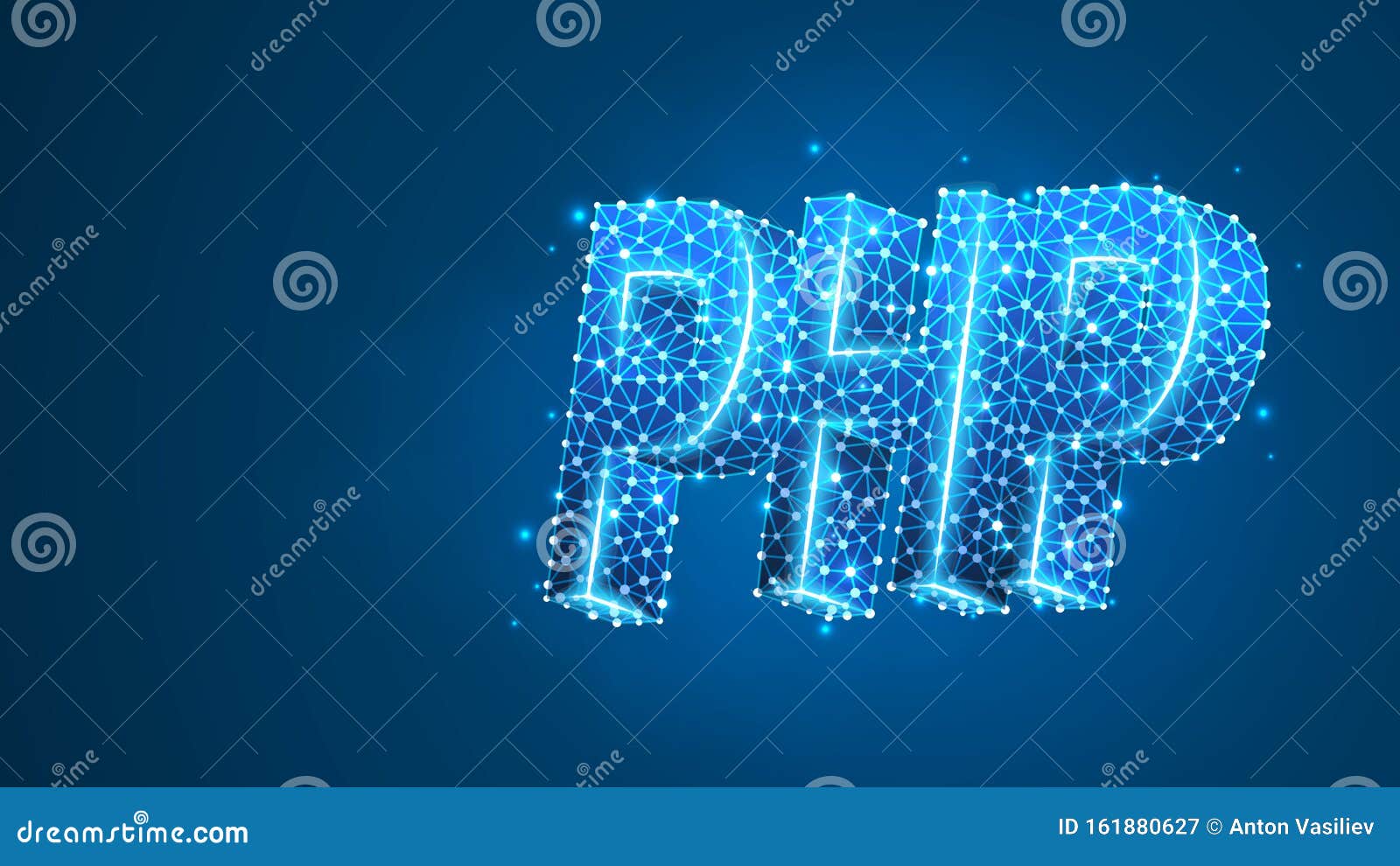 Hypertext Preprocessor Coding Language Sign, Text Silhouette. Device ...