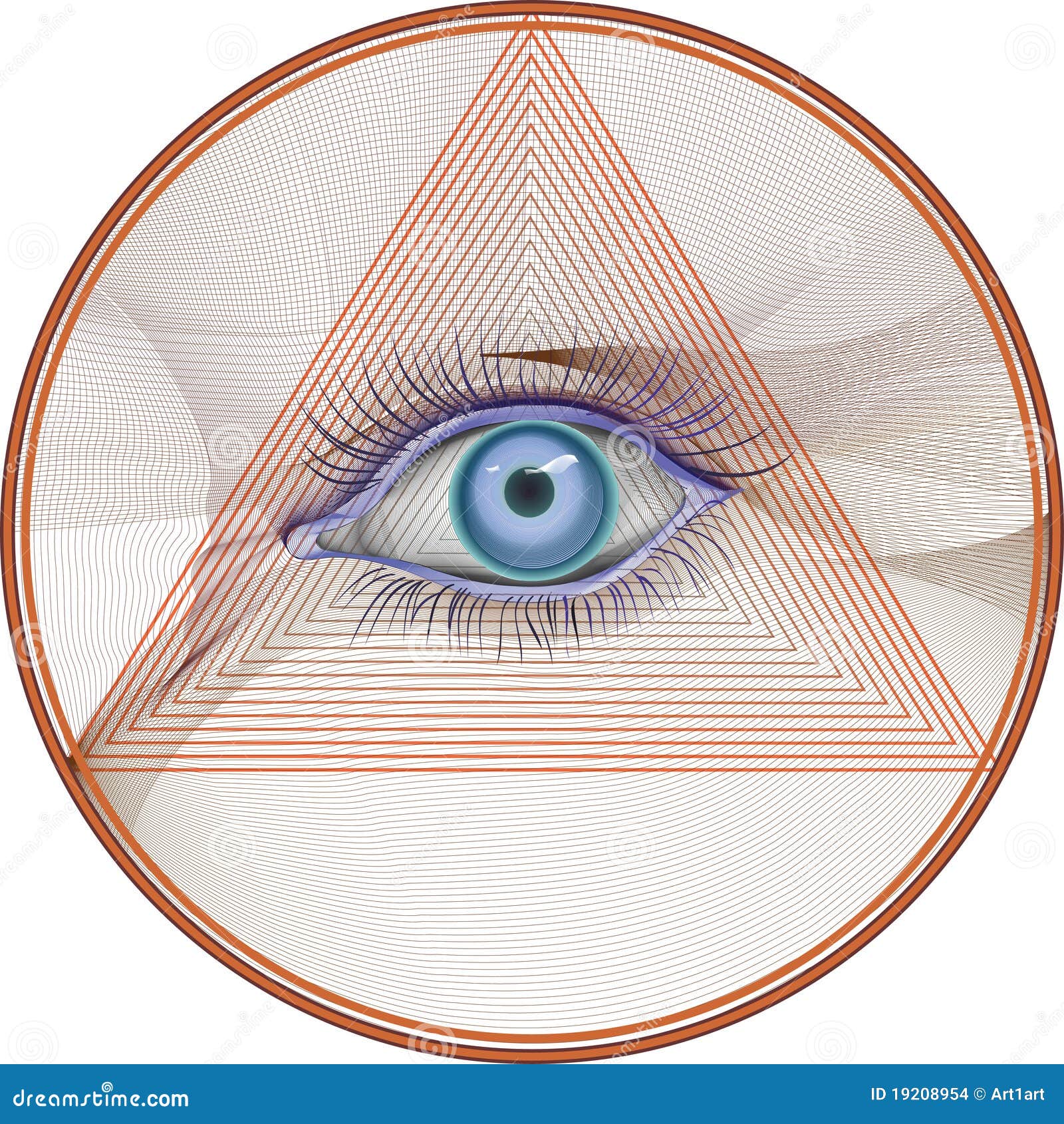 Hypnose illustration de vecteur. Illustration du hypnotiseur - 19208954