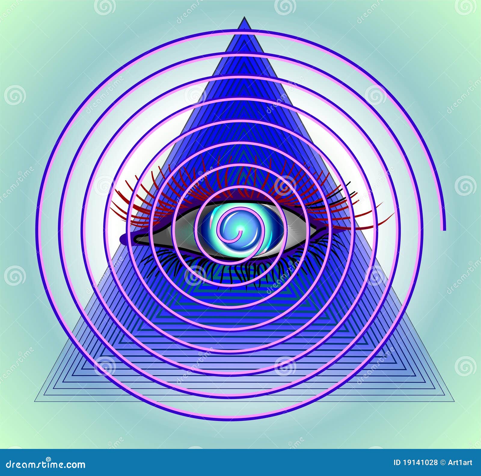 Hypnosis stock illustration. Illustration of aspirations - 19141028